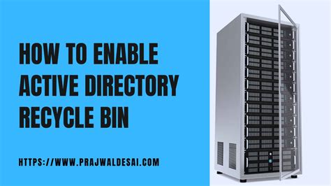 how to enable active directory recycle bin