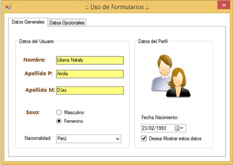 Formularios y Controles C Programación en C Net con Visual Studio
