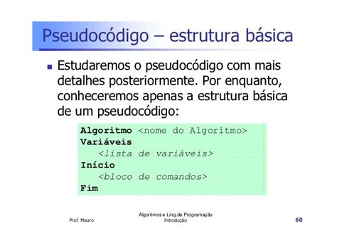 Algoritmos E Lp Parte 1 Introdução