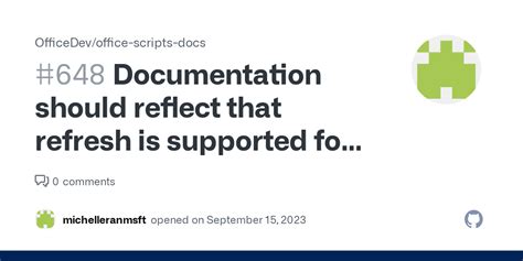Documentation Should Reflect That Refresh Is Supported For Power Bi
