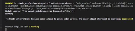 React Bootstarp Warning About Color Adjust Stack Overflow