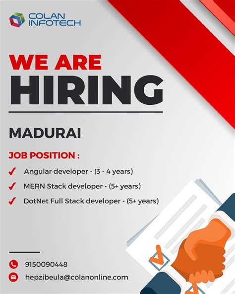 Colan Infotech Pvt Ltd Madurai On Linkedin Techjobsmadurai