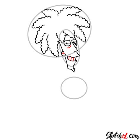 How To Draw Sideshow Bob From The Simpsons Holding A Knife
