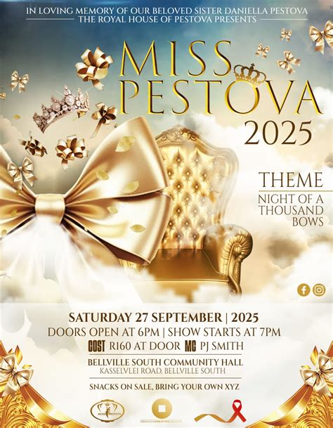 🏳️‍🌈 Miss Pestova 2025 Cape Town I Am Cape Town