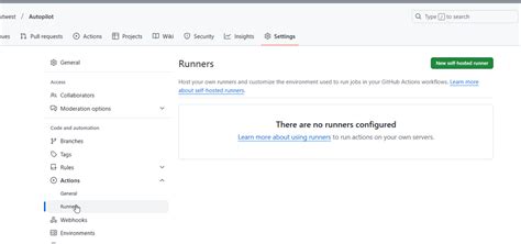 creating a github actions self hosted runner sqlservercentral
