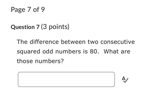 solved question 7 3 points the difference between two
