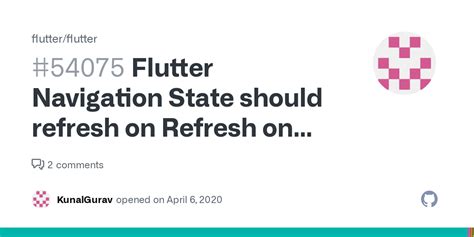 flutter navigation state should refresh on refresh on whole material