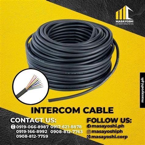 Intercom Cable Connector Inter Communication Cable Intercom Wires Cat 5 Cable