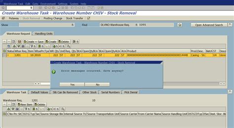 Solved Create Warehouse Task System Could Not Determine SAP Community