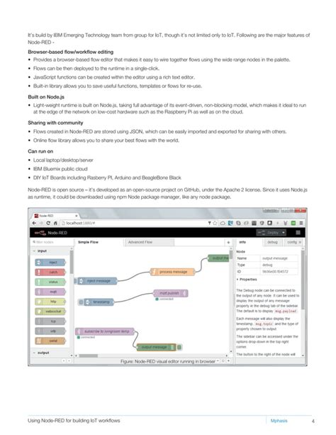 Using Node Red For Building Iot Workflows Pdf