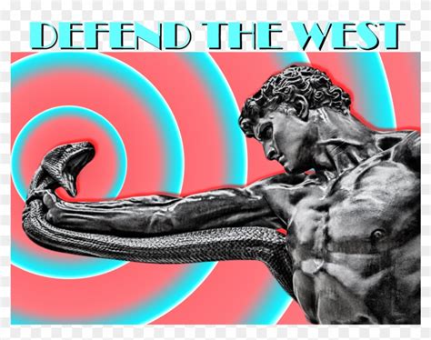 896kib 1124x808 Defender Shirt Apollo Vs Python Statue Hd Png Download 1124x808 2617679