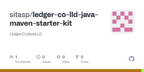 Github Sitaspledger Co Lld Java Maven Starter Kit Ledgercojavalld