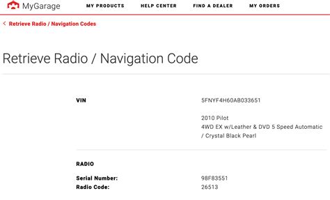 Retrieve Your Radio Code Yourself Works With All Honda Radios Site