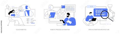 Computer Science Abstract Concept Vector Illustrations Stock Vector Adobe Stock