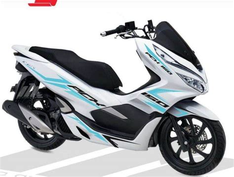 Cb Pcx 04 Pcx Putih Cutting Sticker Pcx Striping Cutting Pcx Putih