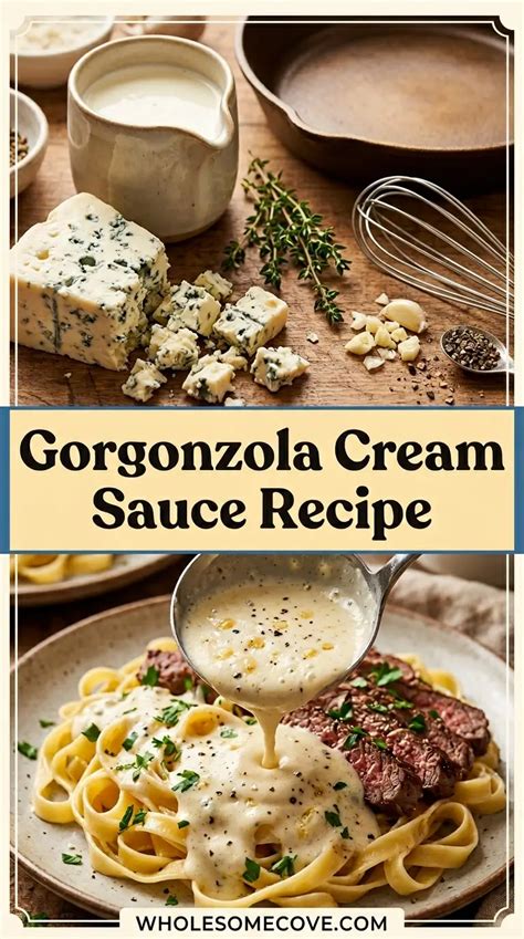 Gorgonzola Cream Sauce Recipe Rich Velvety And Ready In 20 Minutes Wholesome Cove