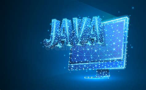 Java Coding Language On Monitor Screen Device Programming Developing