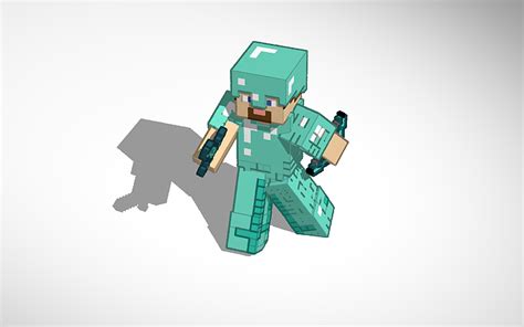3d Design Steve Fighting Tinkercad