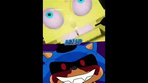 Animatronic Spongebob Vs Clone Sonic Fnas Fnatkk Fnaf Fnafdebate Fnaffangames Fnafedit
