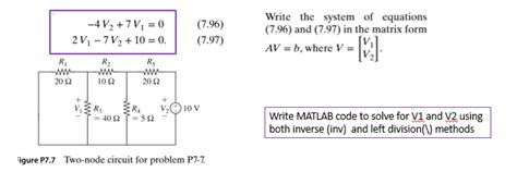 Solved Use The Matlab Example To Create Matlab Code For
