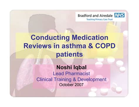 Asthma Copd Medication Reviews2007 Ppt
