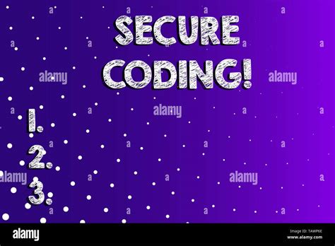 Text Sign Showing Secure Coding Business Photo Showcasing Applied To