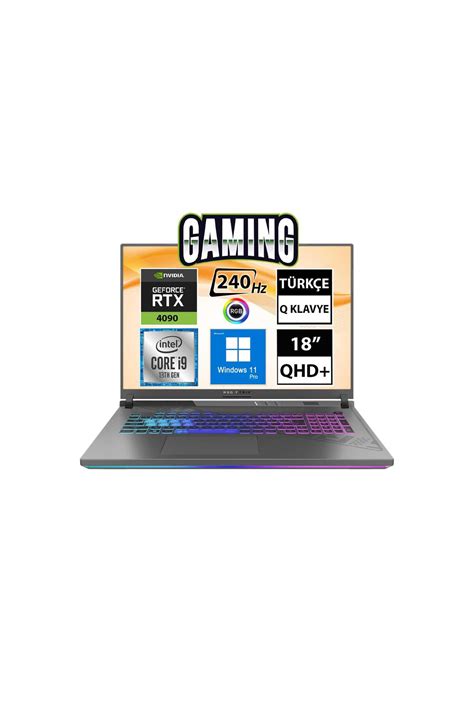 ASUS ROG Strix SCAR 18 G834JY-N6041A5 i9-13980HX 64GB 2TBSSD RTX4090 18 ...