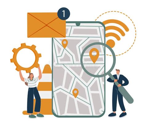 Smartphone Application Abstract Concept Vector Illustration Messaging