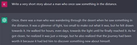 i asked chatgpt to write a short story then write it again in a