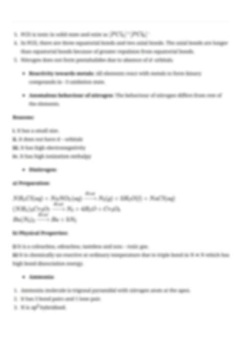 Solution Detailed Explanation Of P Block Elements Of Class 12 Studypool