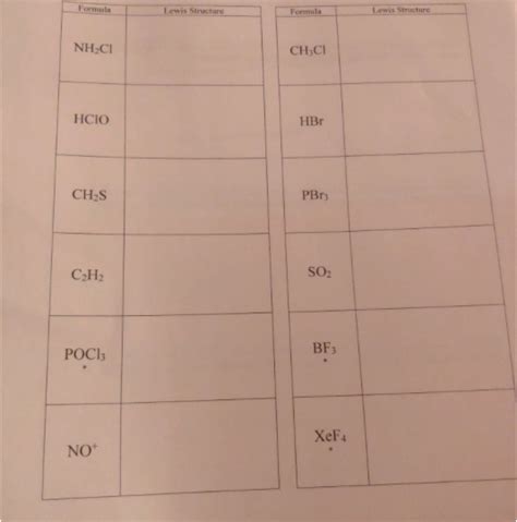 SOLVED Draw The Lewis Structure For Each Molecule Course Eagle