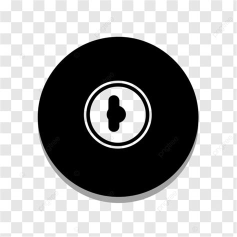 빈 구멍이 표시된 검은색 원 아이콘 벡터 흰색 배경에 조정 가능한 단순한 검정색 아이콘 그림자 없음 작은 프레임 중앙