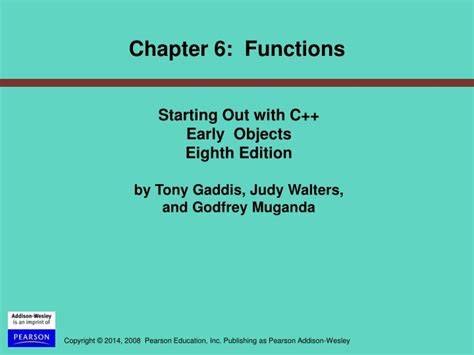Ppt Chapter 6 Functions Powerpoint Presentation Free Download Id9714082