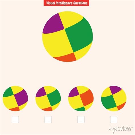 Visual Intelligence Questions Find The Same Iq Test Posters For The Wall • Posters Sphere