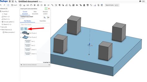 Axis Needed For Circular Pattern Of A Square Feature — Onshape