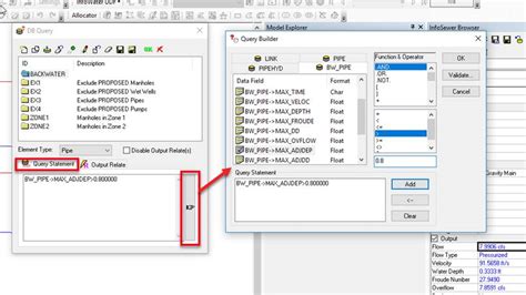 how to create an output relate in infosewer which can identify in the