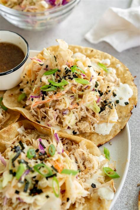 Trader Joes Soyaki Tacos Slow Cooker Chicken Tacos