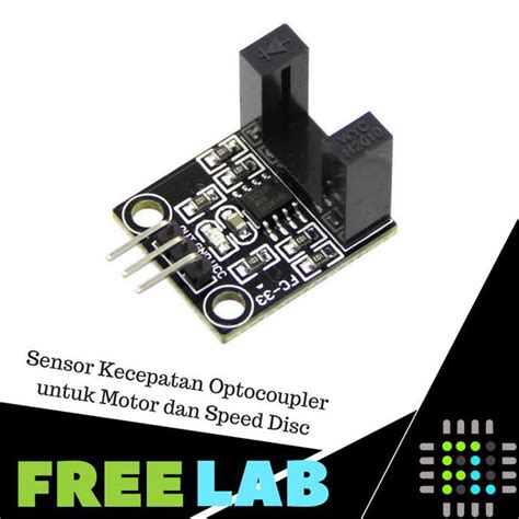 Jual Sensor Kecepatan Optocoupler Encoder Untuk Motor Dan Speed Disc