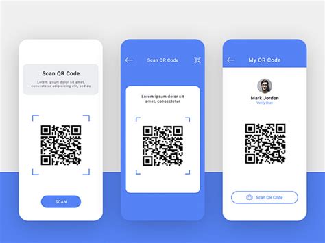 Qrcode App二维码展示页ui Xd素材下载 豆皮儿ui