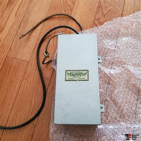 Single Tannoy Crossover For Tannoy 15 Silver And Red For Sale Canuck Audio Mart