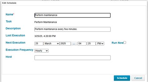 Schedule Task Execution Frequency Iiq Discussion And Questions