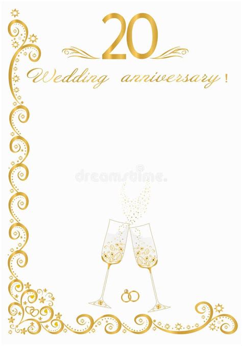20 Anniversary Cards Stock Illustrations 33 20 Anniversary Cards