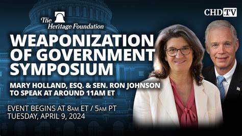 Weaponization Of Government Symposium Apr 9