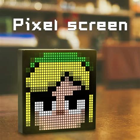Smart Matrix Pixel Display Board With Rgb Bluetooth App Control Programmable Screen Night