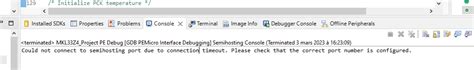 Since Mcuxpresso V11 7 Could Not Connect To Semihosting Nxp Community