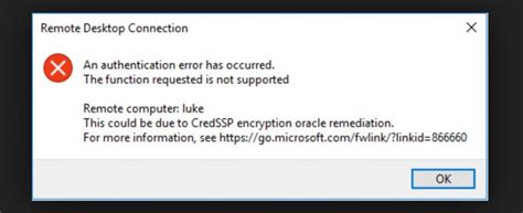 Cara Mengatasi Error An Authentication Error Has Occurred The Function Requested Is Not