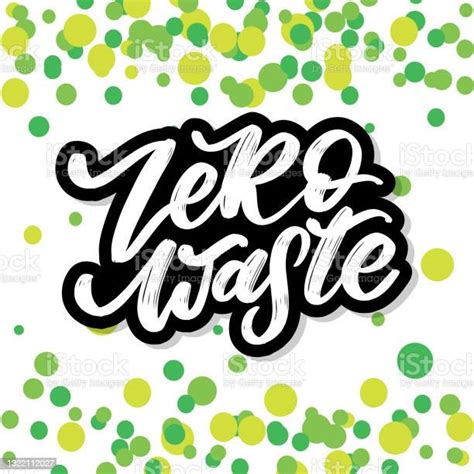 개념 제로 폐기물 필기 텍스트 제목 기호 벡터 그림입니다 0명에 대한 스톡 벡터 아트 및 기타 이미지 0명 벡터 사회 문제 Istock