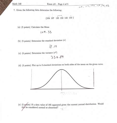 solved 7 given the following data determine the following
