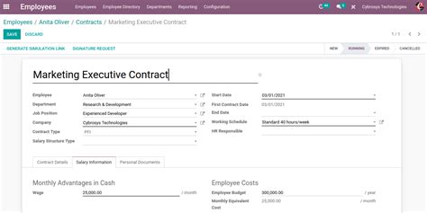 Odoo 14 HR Management