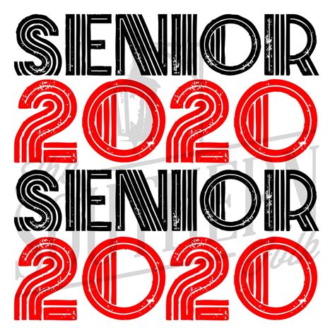 Retro Senior Red Png File Sublimation Design Digital Download